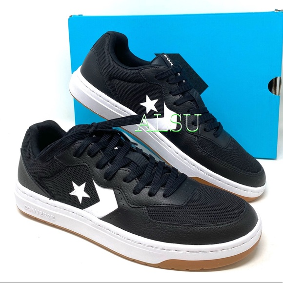 Converse | Shoes | Converse Rival Low Top Black Mens Sneakers | Poshmark